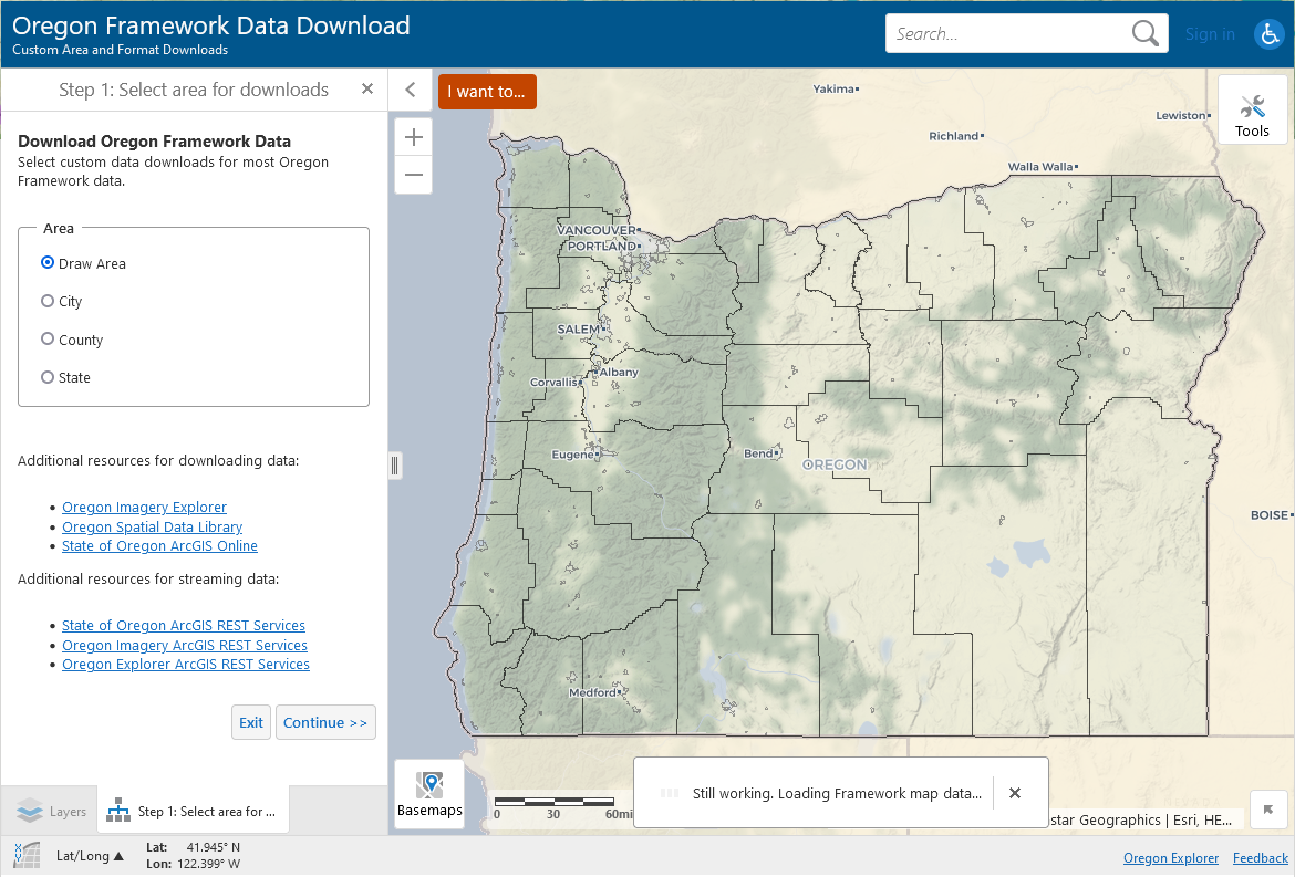 Oregon Spatial Data Library
